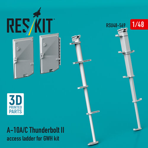 RES/KIT U48-0569 Fairchild A-10 A/C Thunderbolt II - Access Ladder (3D-Printed / for GWH Kits)
