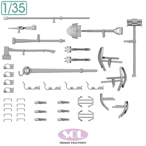 SOLMODEL MM960 M36 Jackson - Detail-Up Parts 3 (for Tamiya Kits)