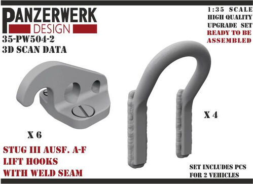 Panzerwerk Design 35-504-2 StuG III Ausf. A-F - Lift Hooks