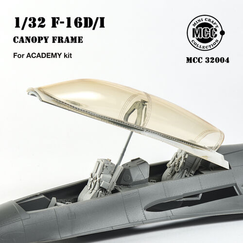 Mini Craft Collection 32004 Lockheed Martin F-16 D/I - Canopy Frame (for Academy kits)