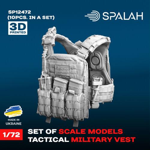 Spalah 12472 Tactical Military Vest (10 pcs / 3D-Printed)