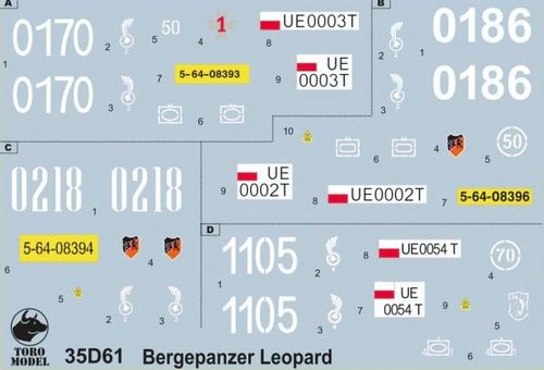 Toro Model 35D61 Bergepanzer Leopard w Wojsku Polskim
