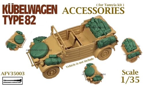 Ardennes Miniature AFV35003 Kubelwagen Type 82 - Accessories (for Tamyia Kits)