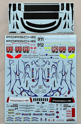 NEW! SK Decals 24189 Porsche 911 RSR - IMSA Weathertech Sportscar Championship Motul Petit Le Mans 2018 Porsche GT (for NuNu Kits)