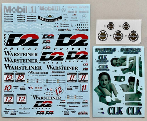 NEW! SK Decals 24197 Mercedes Benz CLK-GTR FIA GT Championship 1997 (for Tamiya Kits)