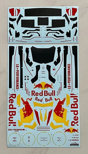 NEW! SK Decals 24166 LB Works Lamborghini Aventador Version 1 Red Bull