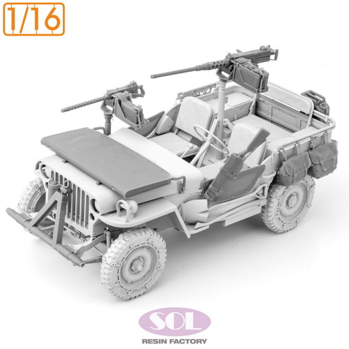 NEW! SOLMODEL MM1000 US Army WWII 1/4 ton Utility Truck - Detail Up Kit (for Takom Kits)