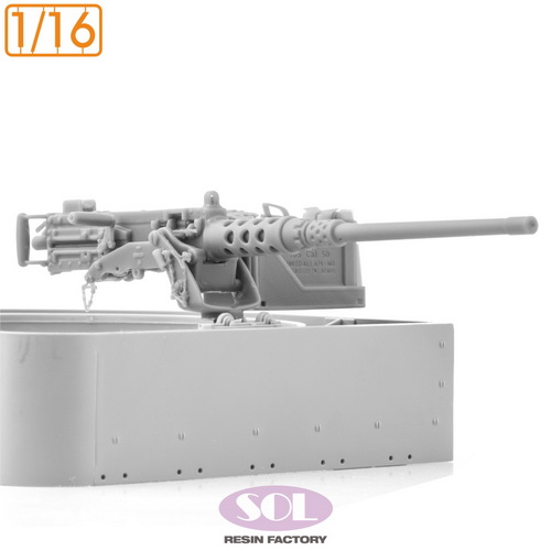 NEW! SOLMODEL MM970 M3 / M3A1 - M2 cal.50 Machine Gun (3D-Printed)