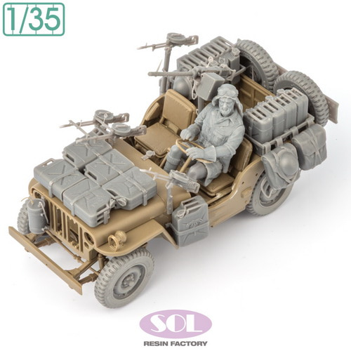 NEW! SOLMODEL MM980 British WWII SAS 1/4 Ton 4x4 Patrol Car - Conversion Kit