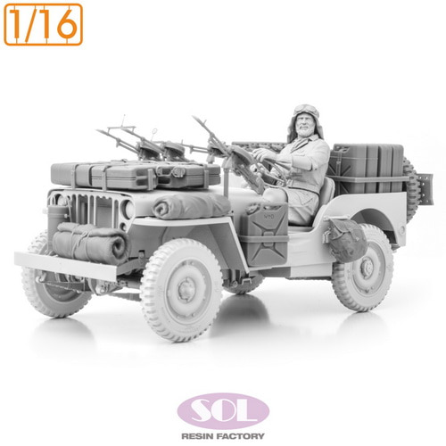 NEW! SOLMODEL MM1009 British WWII SAS 1/4 ton 4x4 Patrol Car - Conversion Kit Version 2 (for Takom Kits)
