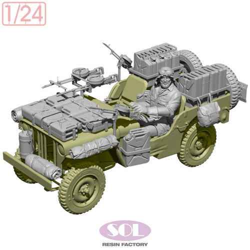 NEW! SOLMODEL MM1010 British WWII SAS 1/4 ton 4x4 Patrol Car - Conversion Kit Version 2
