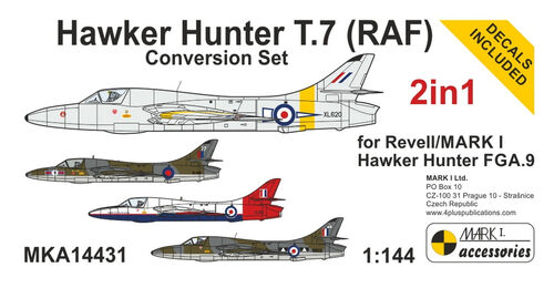 NEW! Mark I Models MKA14431 Hawker Hunter T.7 (RAF) - Conversion Set (2in1 Kit)