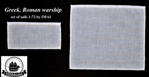 HiSModel S017 Greek and Roman Warships - Set of Sails (for IMAI Kits)
