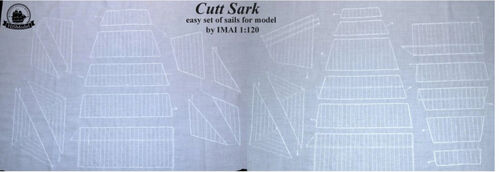 HiSModel S166e Cutty Sark - Easy Set of Sails (for IMAI Kits)