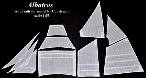 NEW! HiSModel S451 Albatros - Set of Sails (for Constructo Kits)
