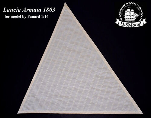 NEW! HiSModel S464 Lancia Armata (1803) - Set of Sails (for Panart Kits)