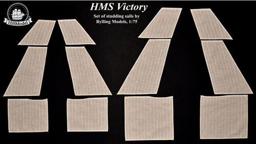 NEW! HiSModel S477s HMS Victory - Studding Sails Set (for Billing Boats Kits)