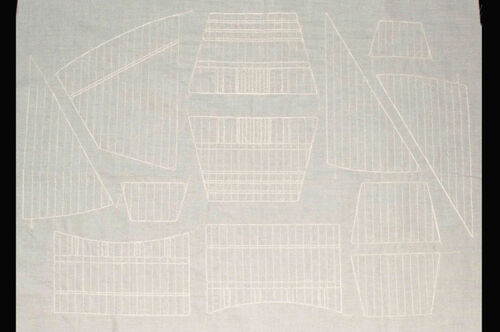 HiSModel S489e Mercury - Easy Set of Sails Early Variant (for Zvezda Kits)