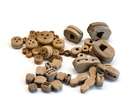 HiSModel SET-028Br01 Brigantina - Set of Blocks for Rigging (for Zvezda Kits)
