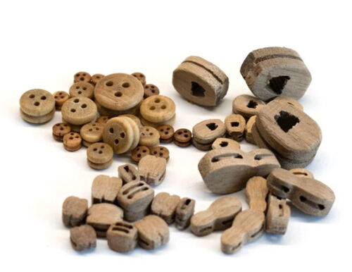 HiSModel SET-030Oc Occident and Sirius - Set of Walnut Blocks (for Zvezda Kits)