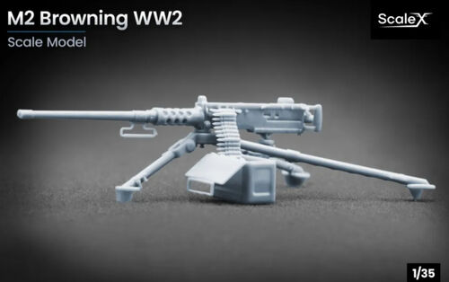 NEW! ScaleX A35003 US WW2 M2 Browning (3D-Printed)