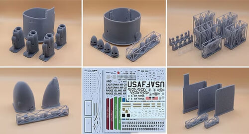 Isra Decal Studio C48083 Lockheed C-130 J-30 - USAF Conversion (for Italeri Kits)