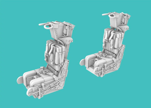 rise144models 092 Grumman F-14 A Tomcat - GRU-7 Ejection Seats (3D-Printed / for Revell and Trumpeter Kits)