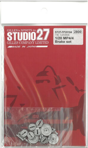 NEW! Studio 27 FP20184 McLaren MP4/4 - Brake Set (for Tamiya Kits)