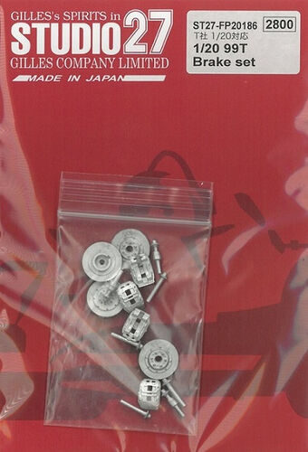 NEW! Studio 27 FP20186 Lotus Type 99T - Brake Set (for Tamiya Kits)