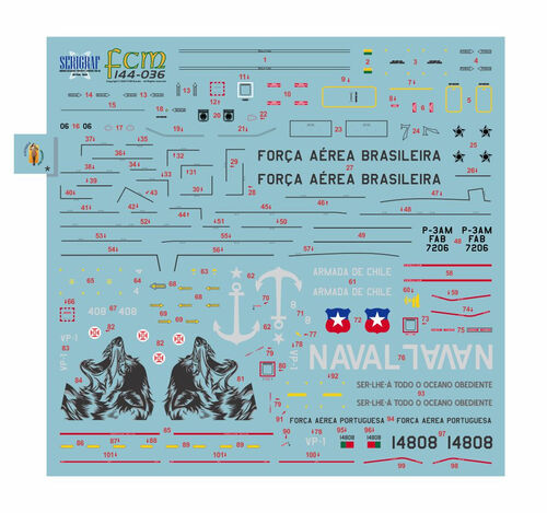 NEW! FCM 44036 Lockheed P-3C Orion - Brasil, Chile & Portugal