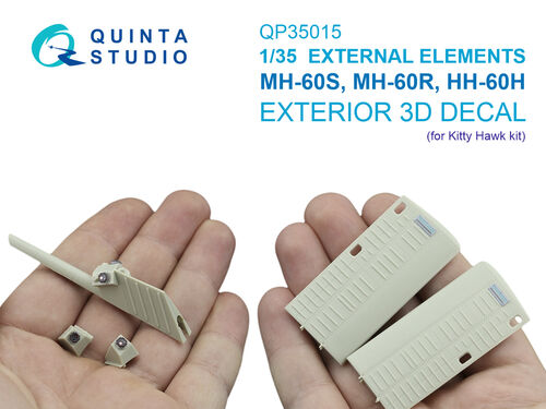 NEW! Quinta Studio QP35015 Sikorsky MH-60 S / R and HH-60 H - External Elements (for Kitty Hawk Kits)