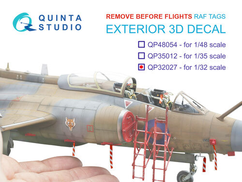 Quinta Studio QP32027 Remove Before Flight - RAF Tags (29 pcs)