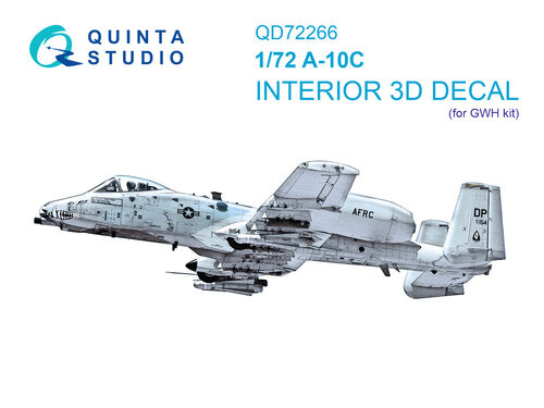 Quinta Studio QD72266 Fairchild A-10 C - 3D-Printed & Coloured Interior (for GWH Kits)
