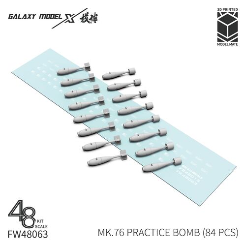 Galaxy-Model FW48063 Mk.76 Practice Bomb (84 pcs)