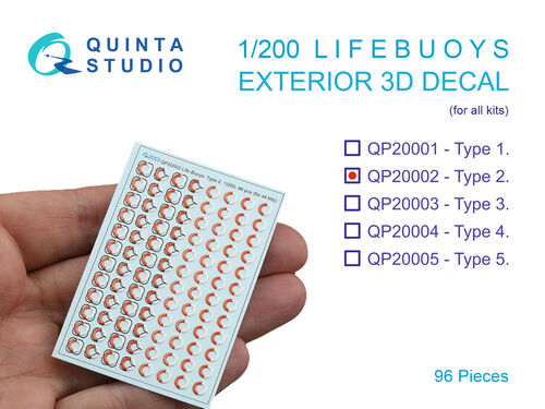 Quinta Studio QP20002 Life Buoys - Type 2 (96 pcs)