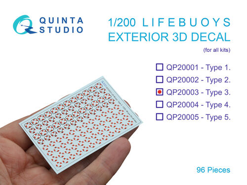 Quinta Studio QP20003 Life Buoys - Type 3 (96 pcs)