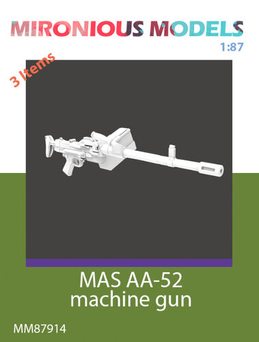 NEW! Mironious Models 87914 MAS AA-52 Machine Gun (3 pcs)