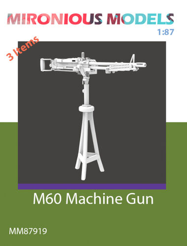 NEW! Mironious Models 87919 M60 Machine Gun (3 pcs)