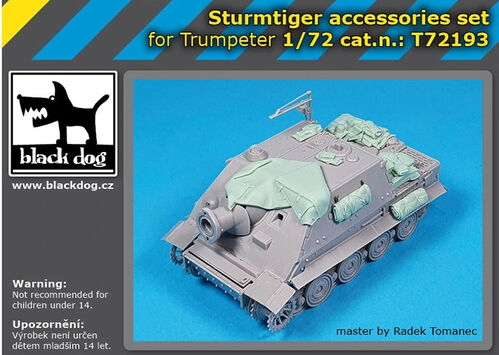 Black Dog T72193 Sturmtiger - Accessories Set (for Trumpeter Kits)