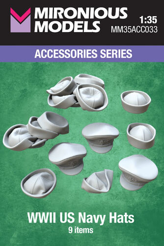 Mironious Models 35ACC033 US WWII Navy Hats
