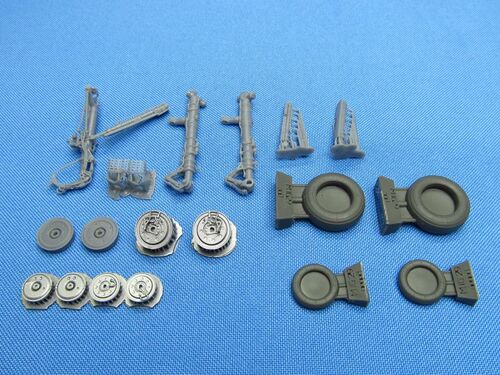Metallic Details MDR48175 Mikoyan MiG-29 - landing gears (designed to the used with Great Wall Hobby kits)