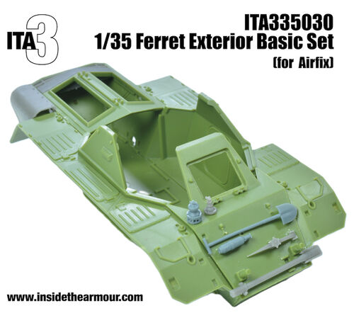 Inside the Armour ITA335030 Ferret Scout Car - Basic Exterior Upgrade (3D-Printed / for Airfix Kits)