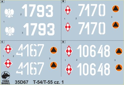 Toro Model 35D67 T-54/T-55 w Wojsku Polskim cz.1