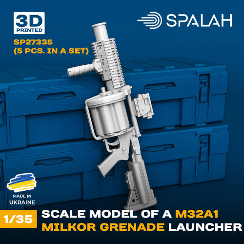 Spalah 27335 M32A1 Milkor Grenade Launchers (5 pcs / 3D-Printed)