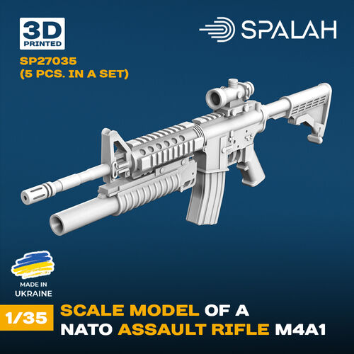 Spalah 27035 NATO Assault Rifle M4A1 (5 pcs / 3D-Printed)