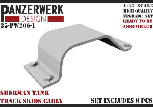 Panzerwerk Design 35-PW206-1 Sherman Tracks Skids Early