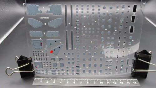 NEW! Metallic Details MDP48020 Mil Mi-24VP - Hatches and Exterior Panels (for Zvezda Kits)