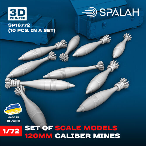 Spalah 16772 120 mm Caliber Mines (10 pcs / 3D-Printed)