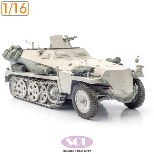 SOLMODEL MM852 German WWII Sd.Kfz.250/1 - Detail-Up Set (for Das Werk Kits)