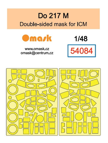 Omask 54084 Dornier Do-217 M - Double-Sided Mask Set (for ICM Kits)